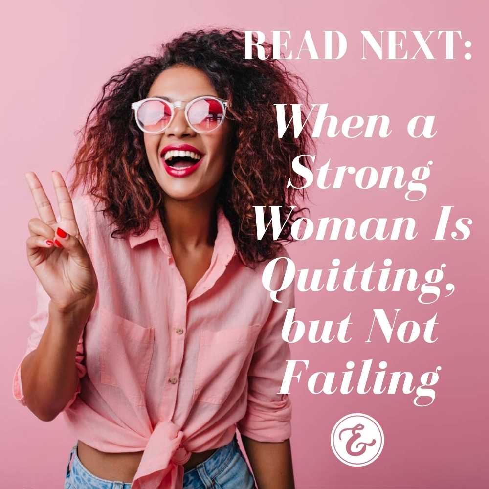 Is Quitting the End? Or Is it Starting Over? | Grit and Grace Life